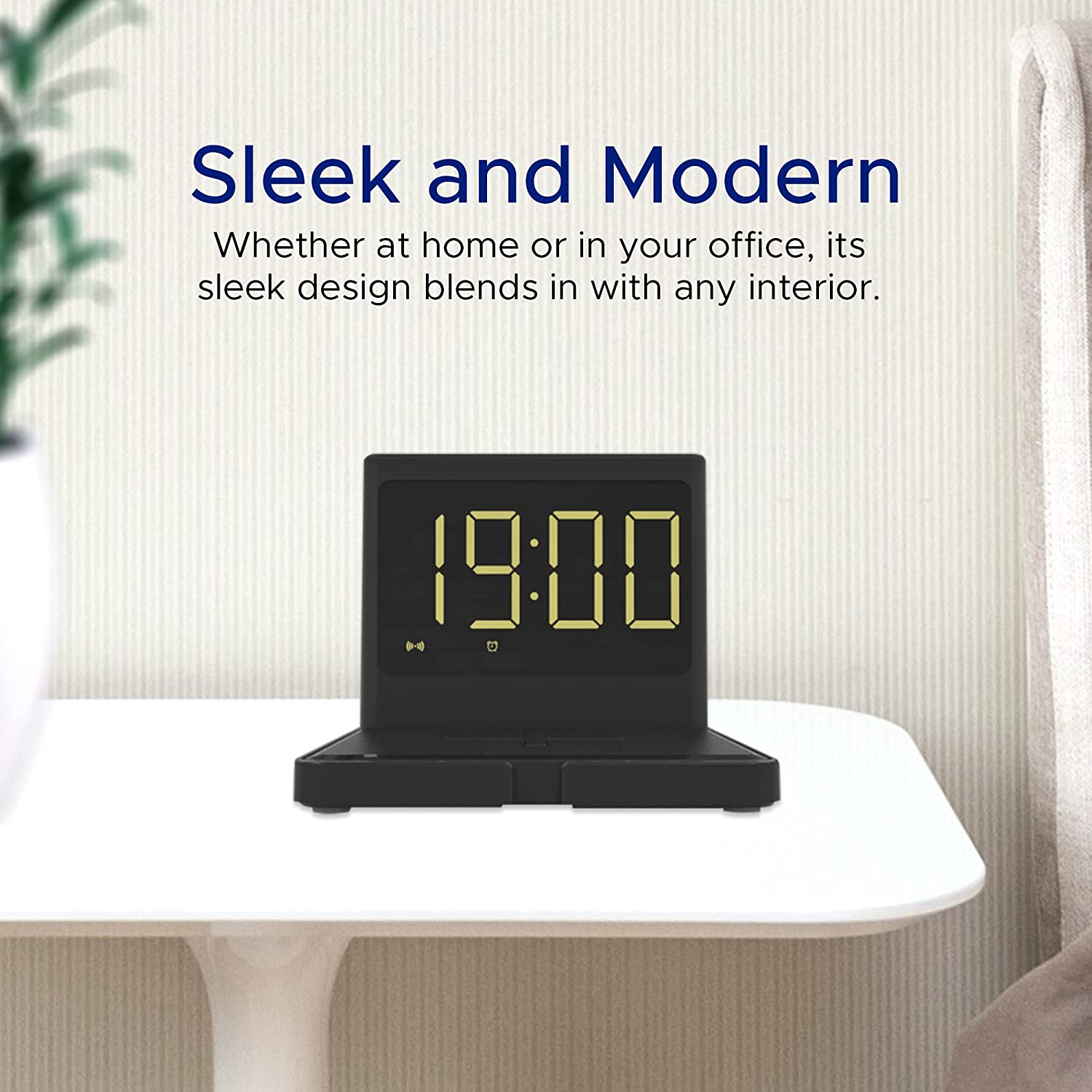 Alarm Clock with Wireless Charging Pad for Smartphones | Charging Dock ...