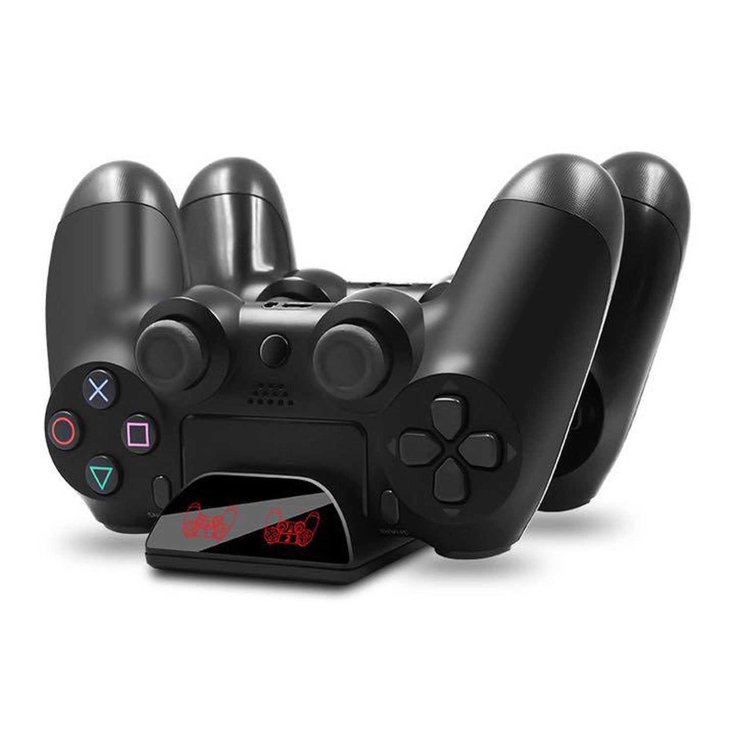 Dual Charger Dock for PlayStation 4 PS4 Controllers | Multi Controller ...